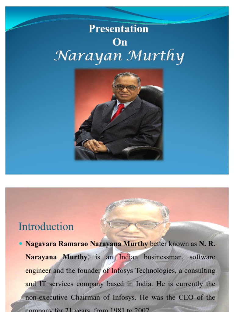 About Narayan Murthy | Economy Of India | Business