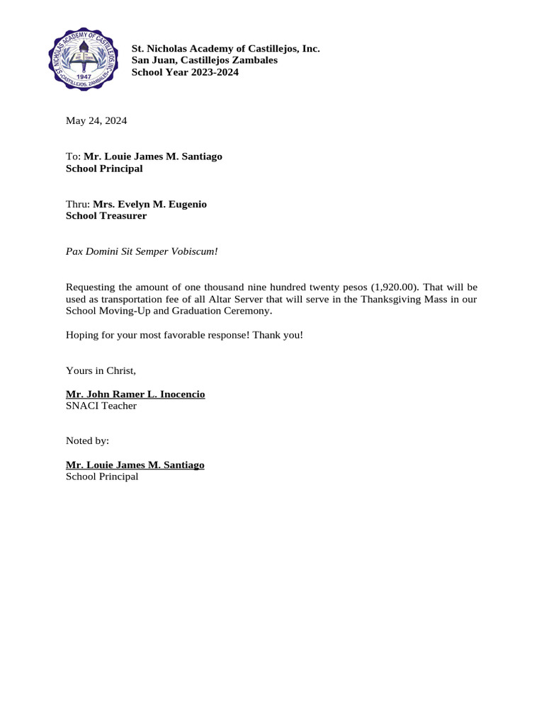 letter MOAS | PDF