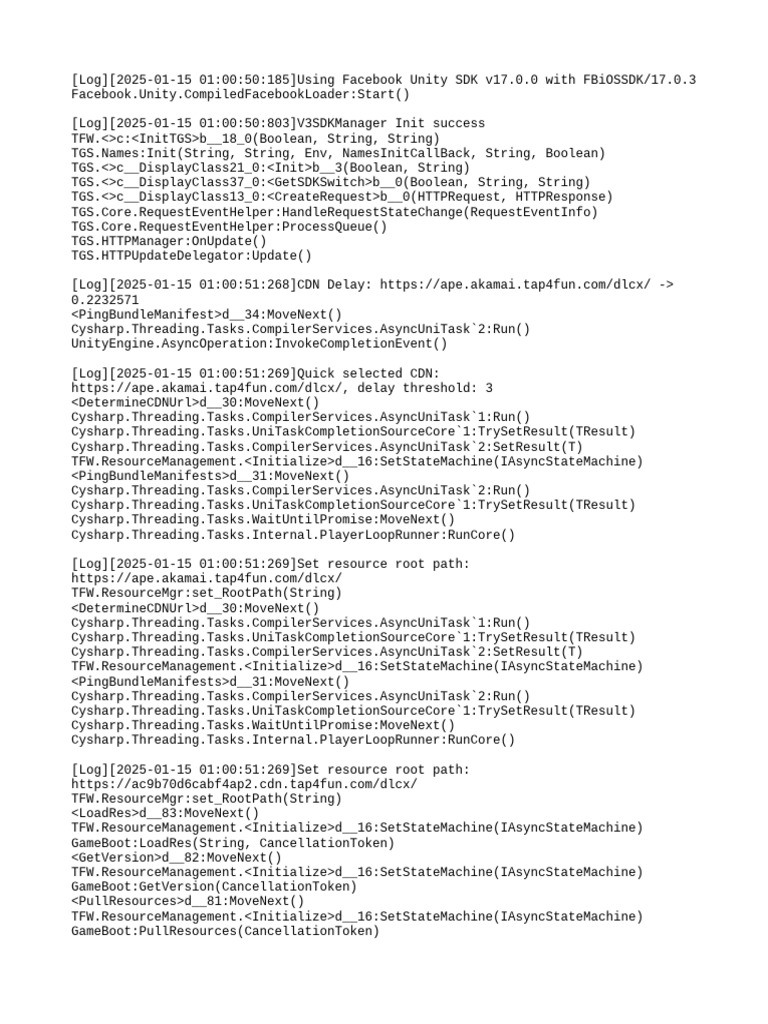 Log 20250115010050 | PDF | Computing | Computer Architecture
