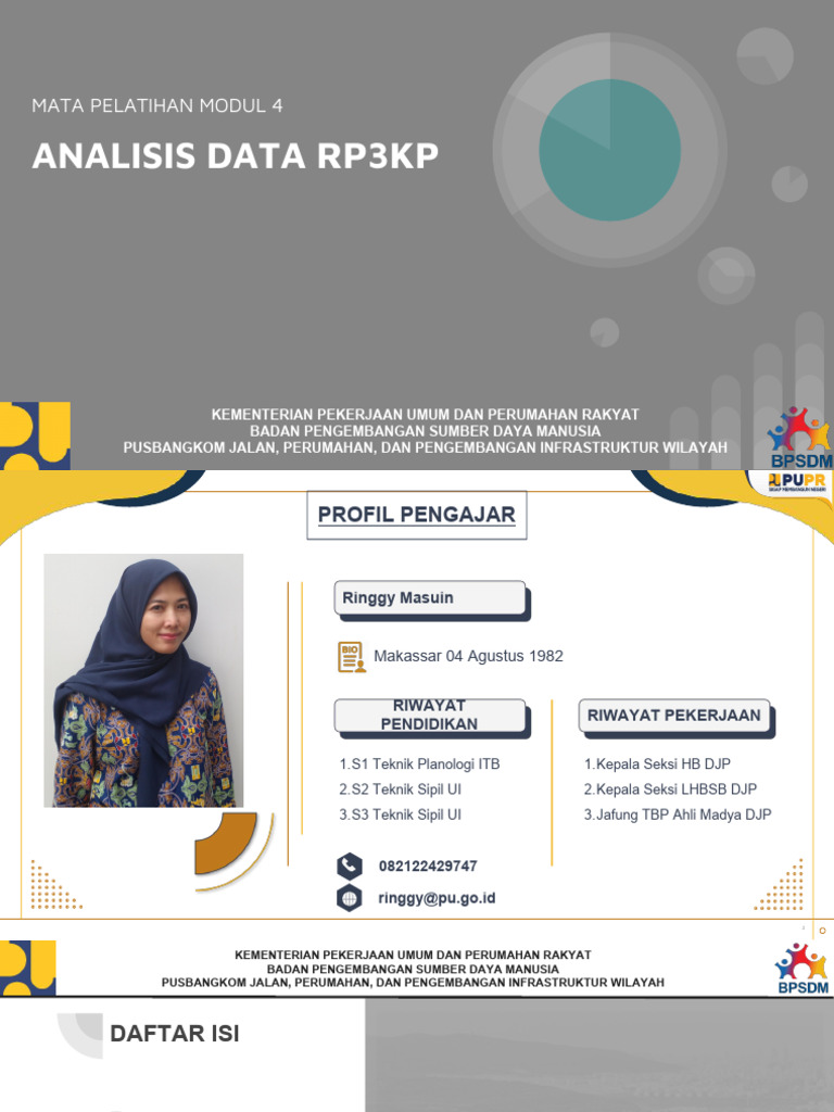 Analisis Data RP3KP untuk Perumahan | PDF