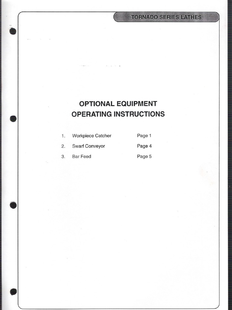 Optional Equipment Operating Instructions | PDF | Electrical Connector ...