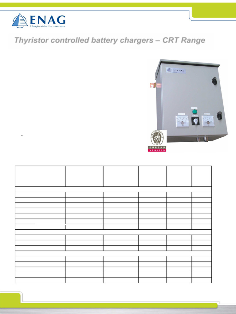 Enag Battery Charger Data Sheet | PDF | Rectifier | Electromagnetism