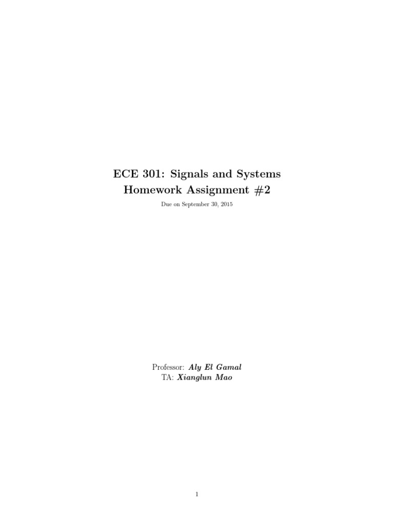 Homework 2 | PDF | Applied Mathematics | Computer Engineering