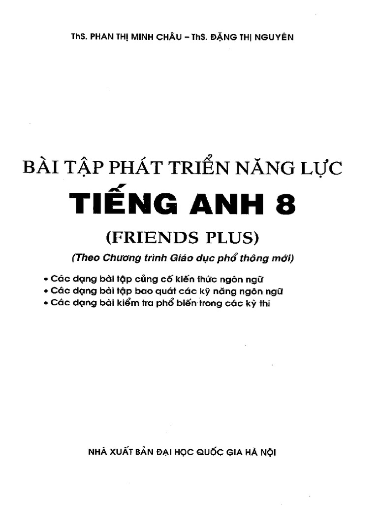 BT Phat Trien Nang Luc TA8 - Friends Plus1-157 | PDF