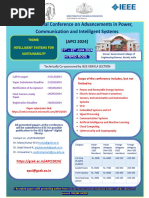 ICPS 2025 - Call For Papers | PDF | Electrical Grid | Smart Grid