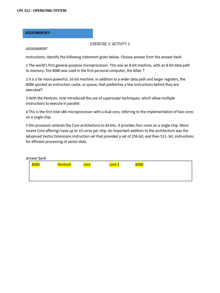 Assignment W2 | PDF