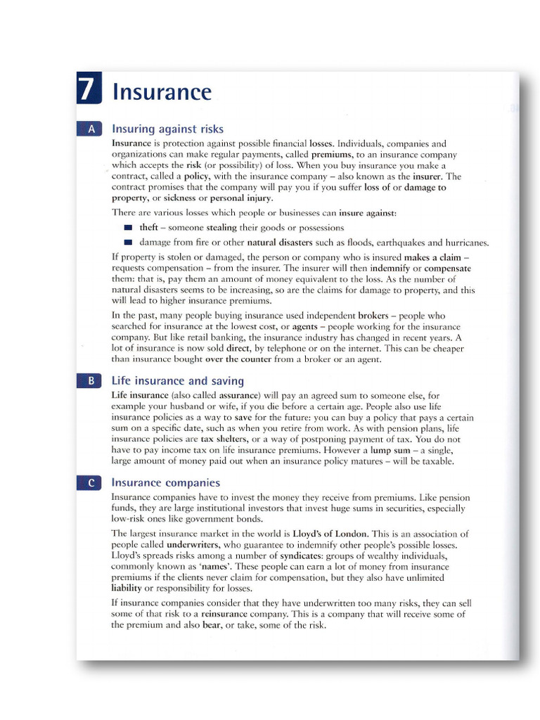 Insurance | PDF
