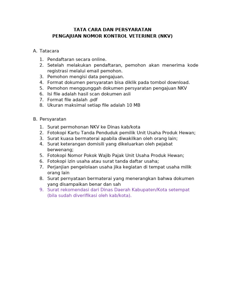 TATA CARA DAN PERSYARATAN NKV(1) | PDF