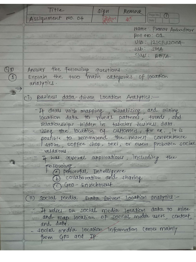 Sma Assignment 4 | PDF