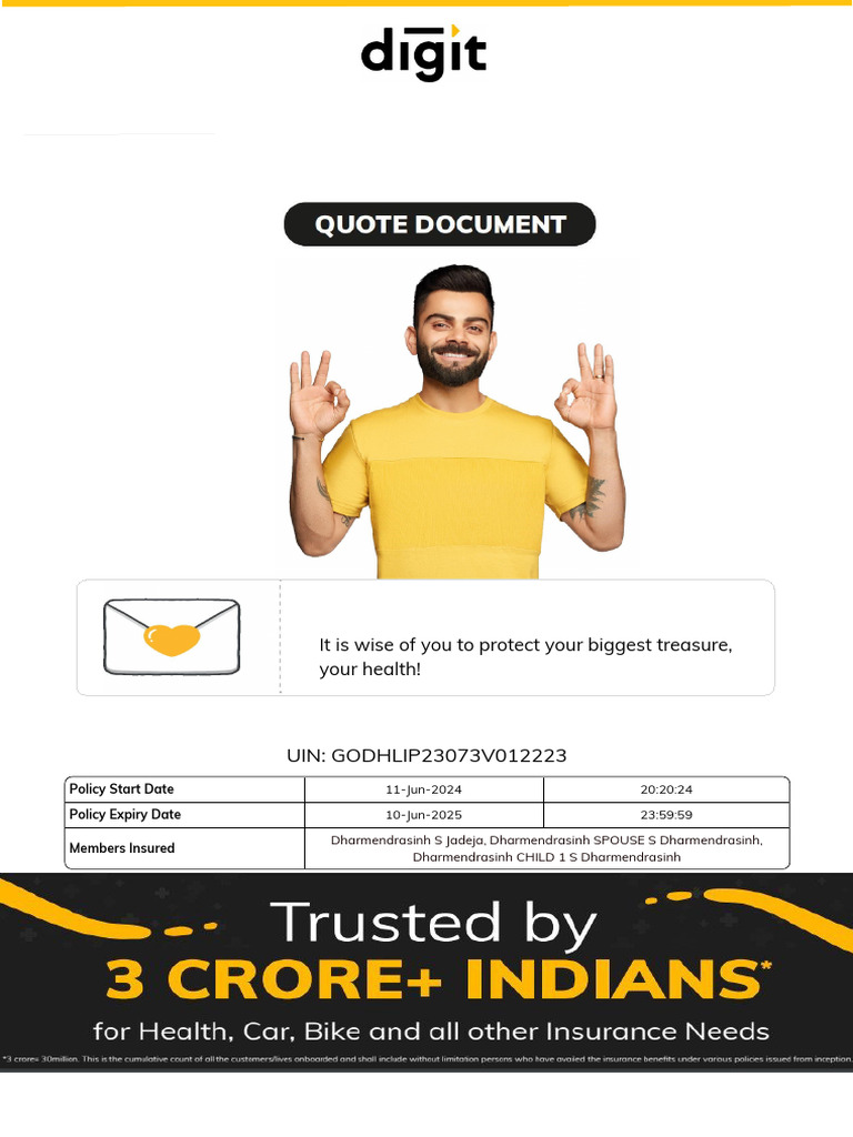 Infinity Wallet Health Insurance Policy | PDF | Insurance | Financial ...