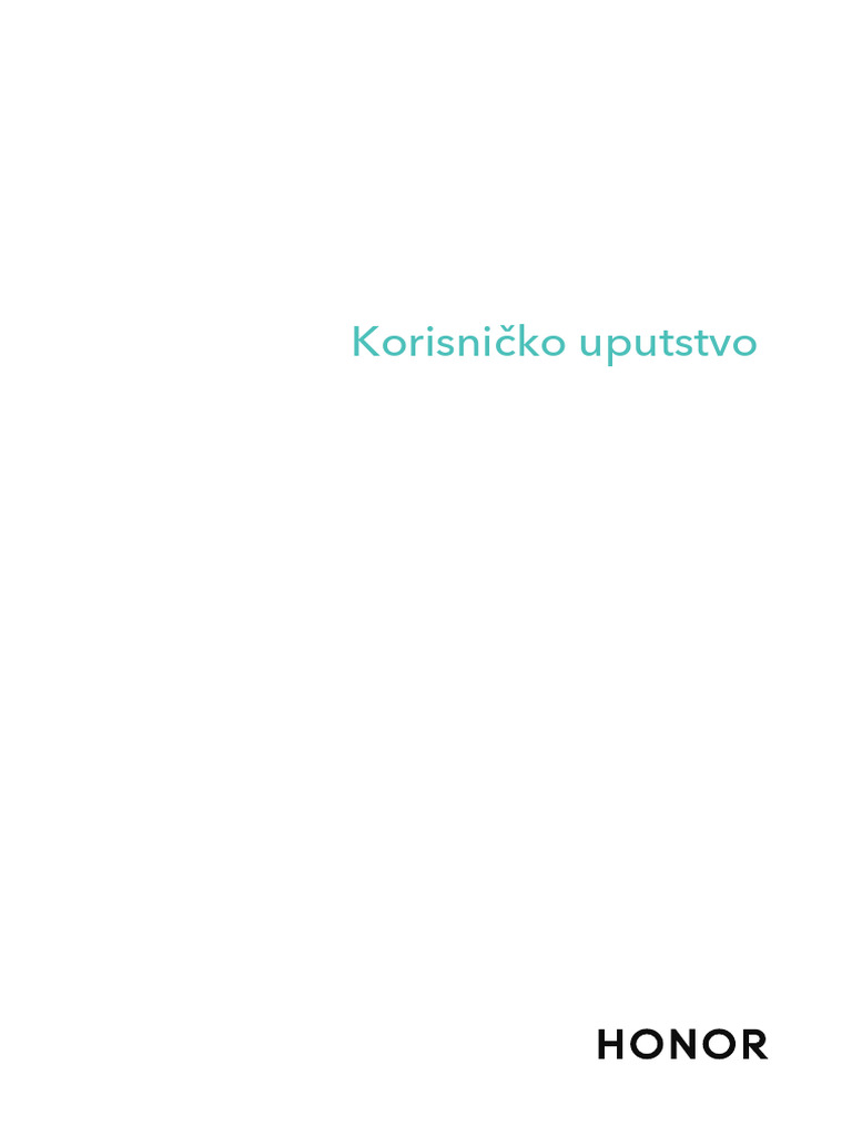 HONOR MagicBook X 15 Korisni - Ko Uputstvo - (BBR-WAI9,01, SR) | PDF