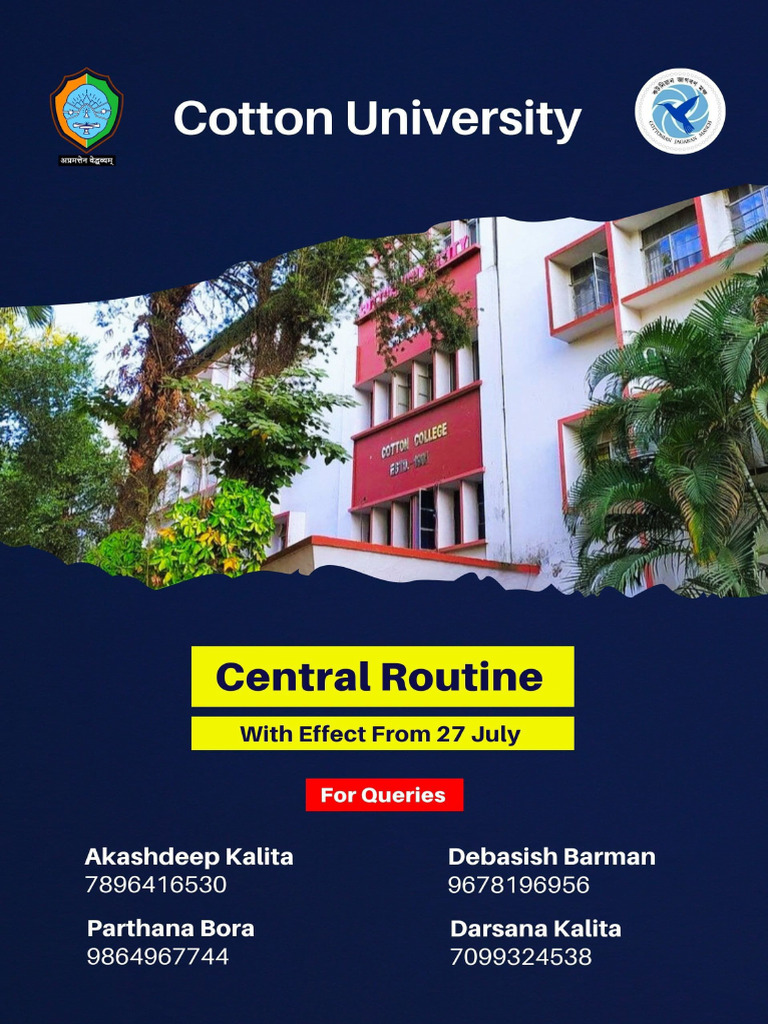 CU Central Routine | PDF