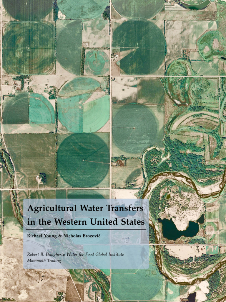 Agricultural Water Transfers in The Western United States | PDF | Lease ...