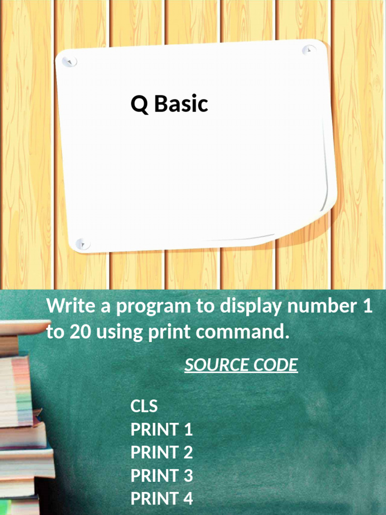 Class-8 Ict PPT Q-Basic | PDF | Control Flow | Programming Paradigms