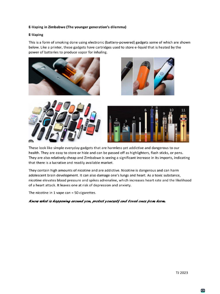 E Vaping | PDF
