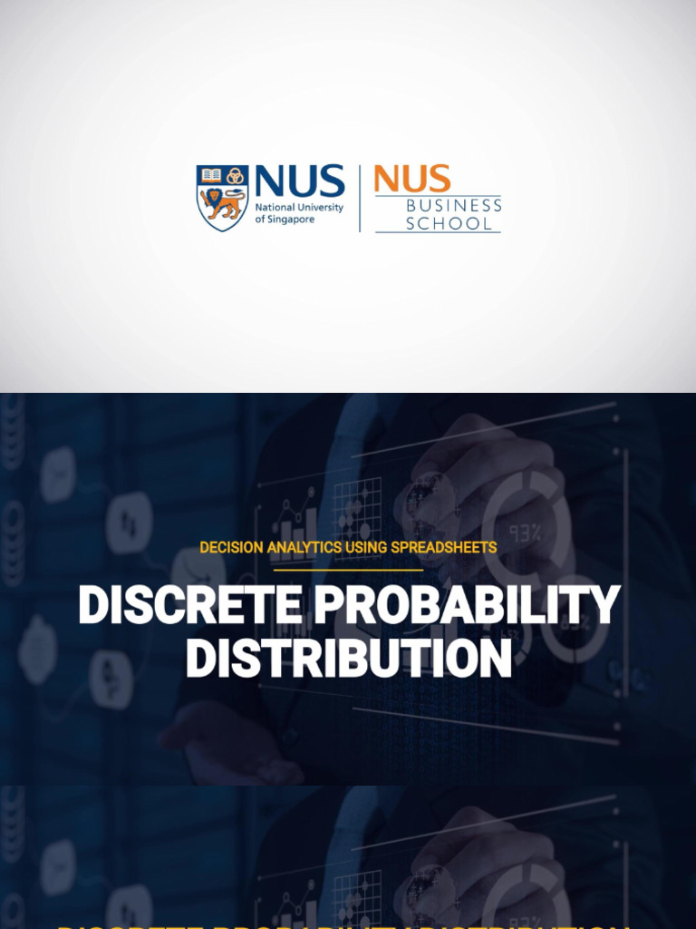 DAO1704 Wk4 Discrete-Probability-Distribution Lecture-Slides | PDF