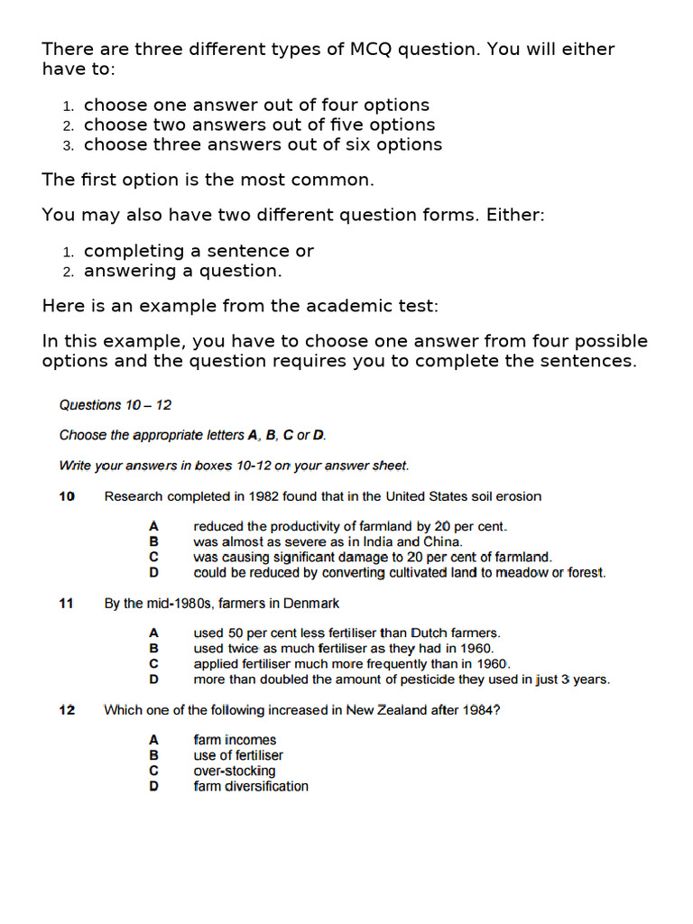 Multiple Choice Strategy | PDF | Multiple Choice | Cognition