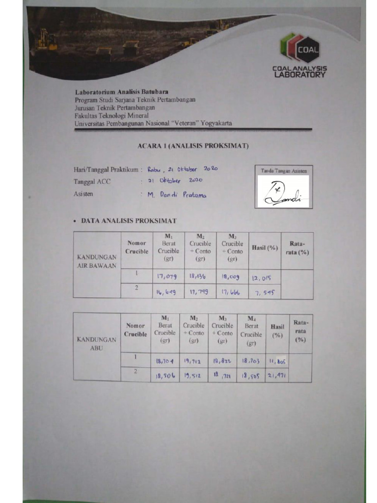 Lap Sementara Anbat | PDF