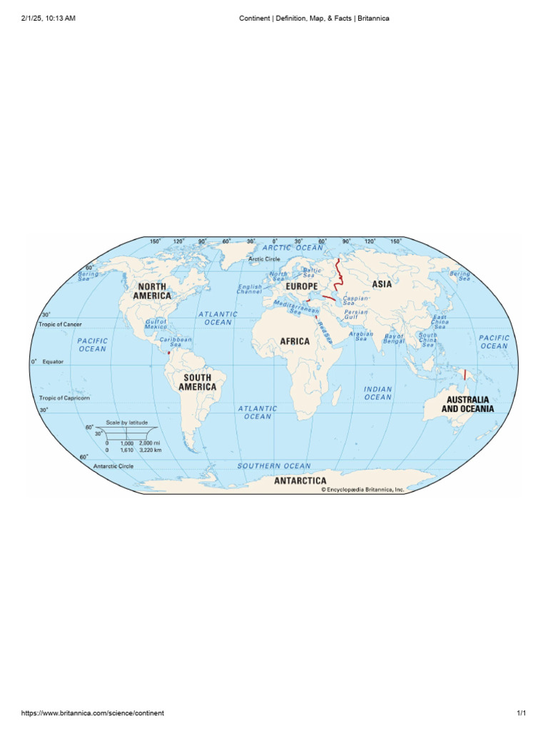 Continent: Definition & Facts | PDF