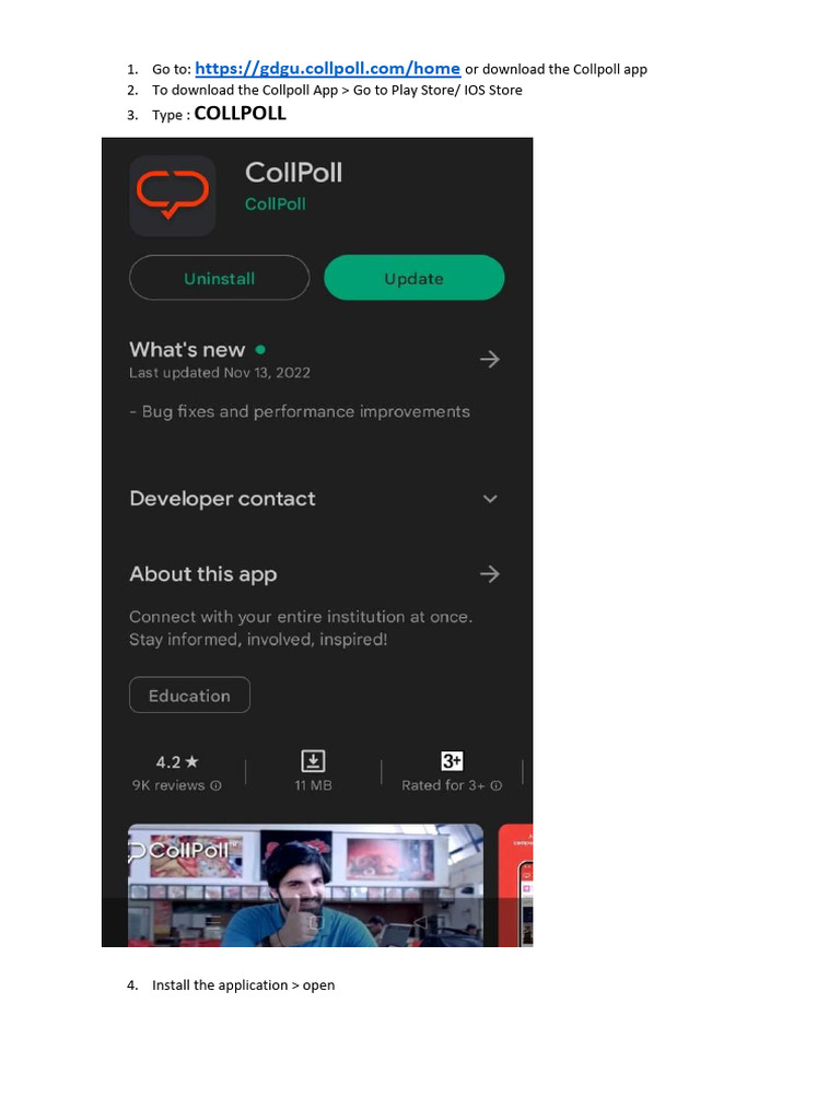 Collpoll Login Steps | PDF