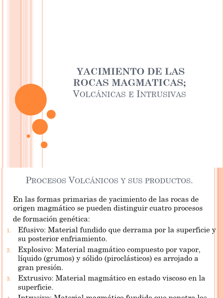 Volcanismo y Rocas Ígneas. | PDF | Magma | Volcán
