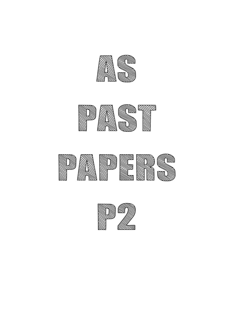 AS PAST PAPER P2 | PDF | Inventory | Coal