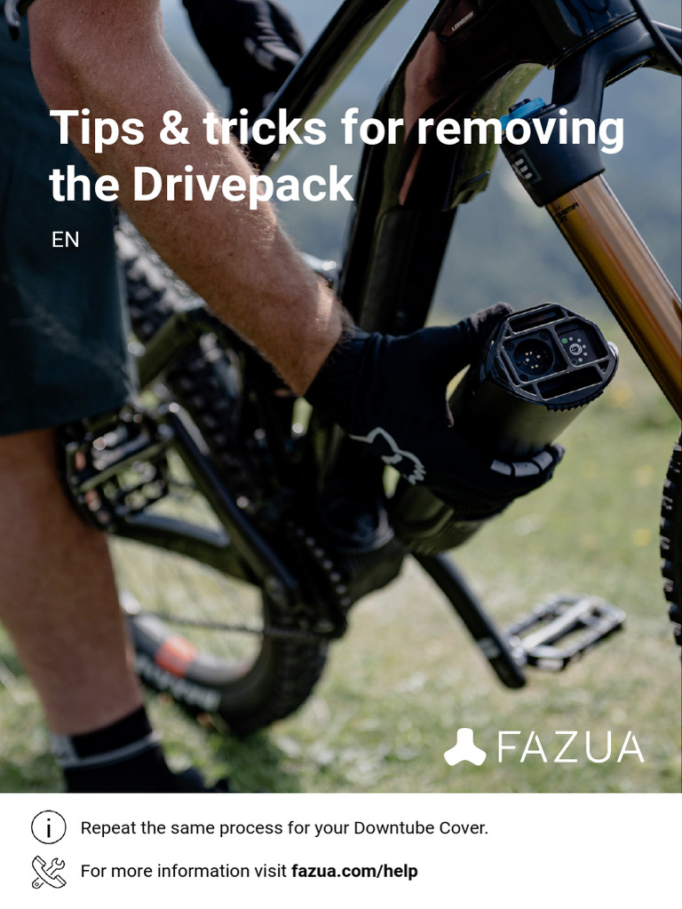 Fazua Remove Drivepack EN | PDF