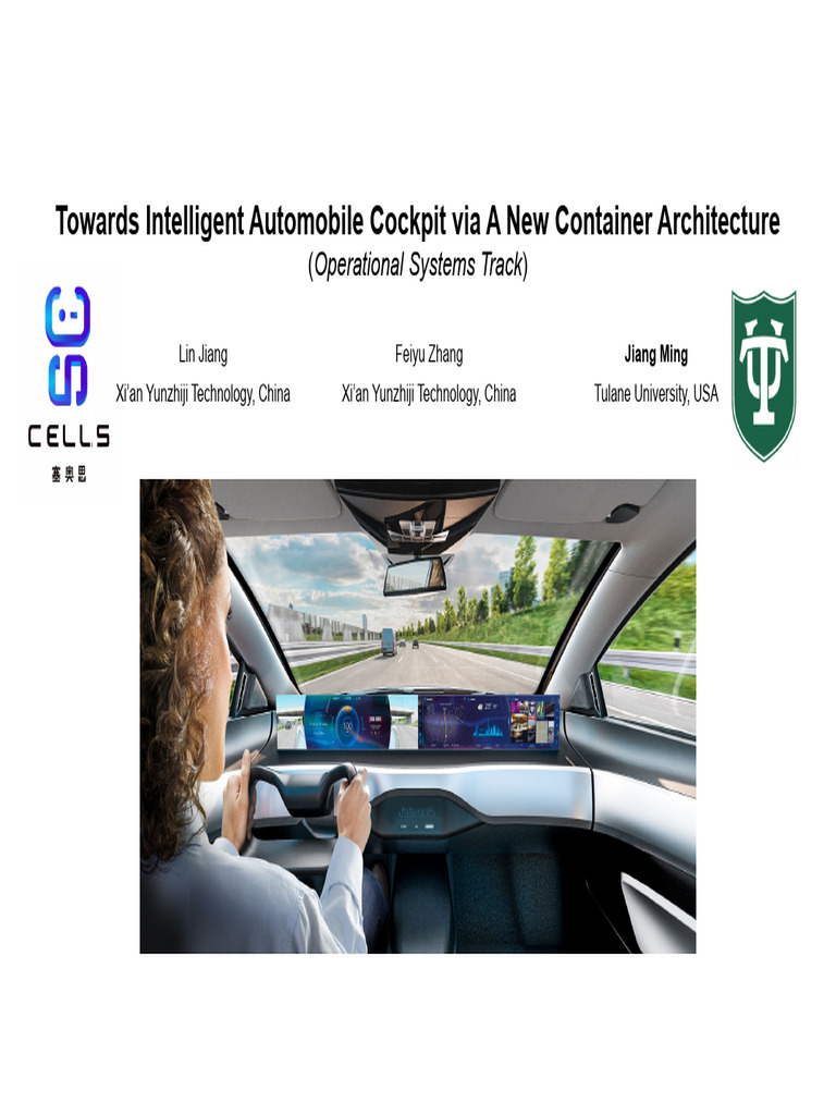 Container Architecture For Automotive Digital Cockpit | PDF ...