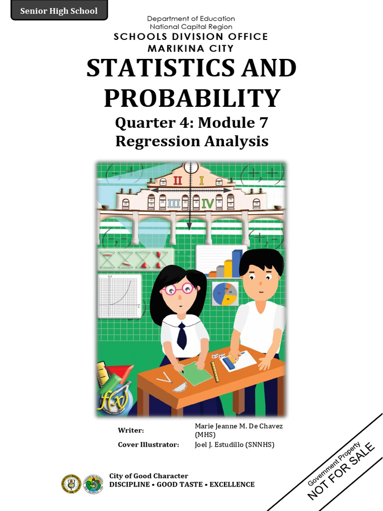 MATH GR11 (Stats Prob) QTR4-MODULE-7NCR | PDF | Linear Regression | Regression Analysis