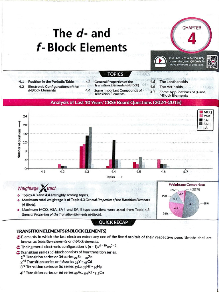 12 PYQ CH 04 D and F Block | PDF