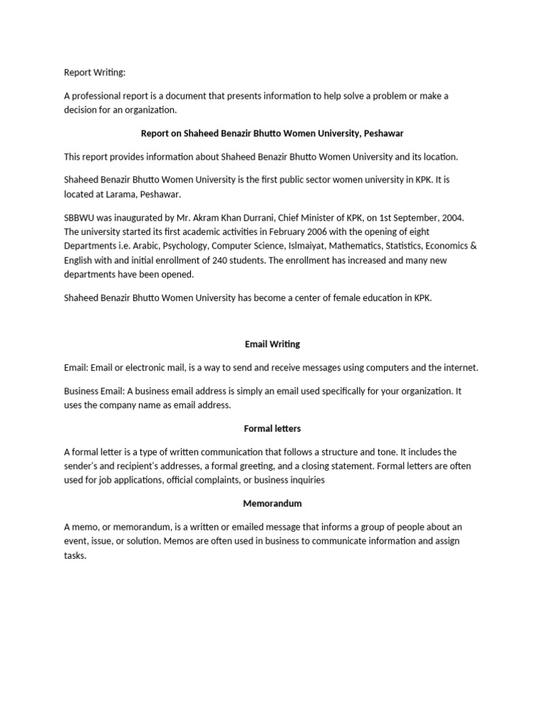Report Writing-WPS Office | PDF