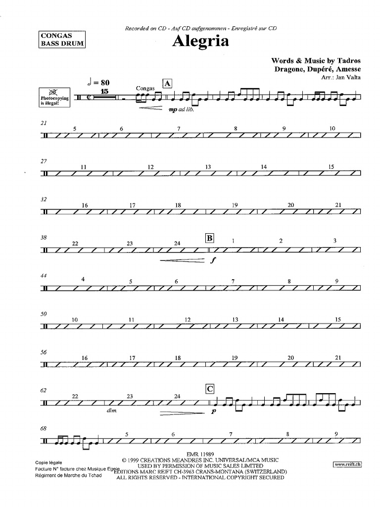 Allegria037 - Congas | PDF