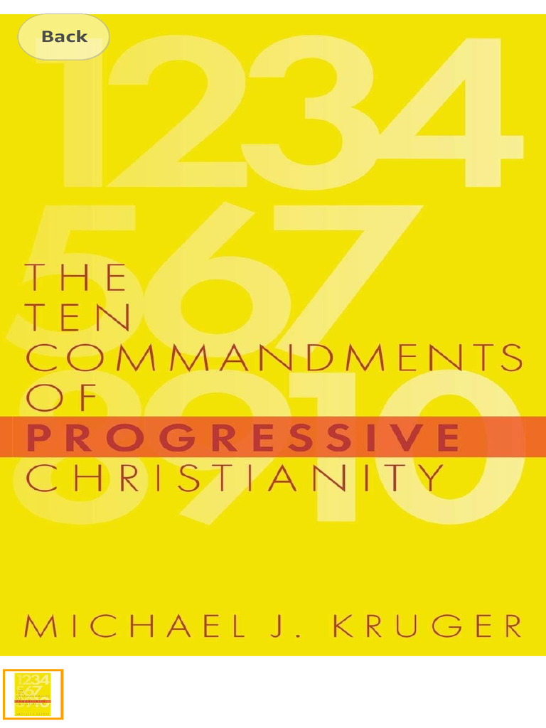 The Ten Commandments of Progressive Christianity (Cruciform Quick ...
