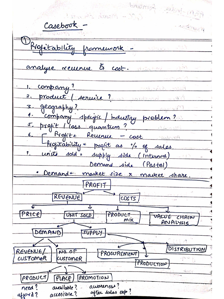 Case Framework | PDF