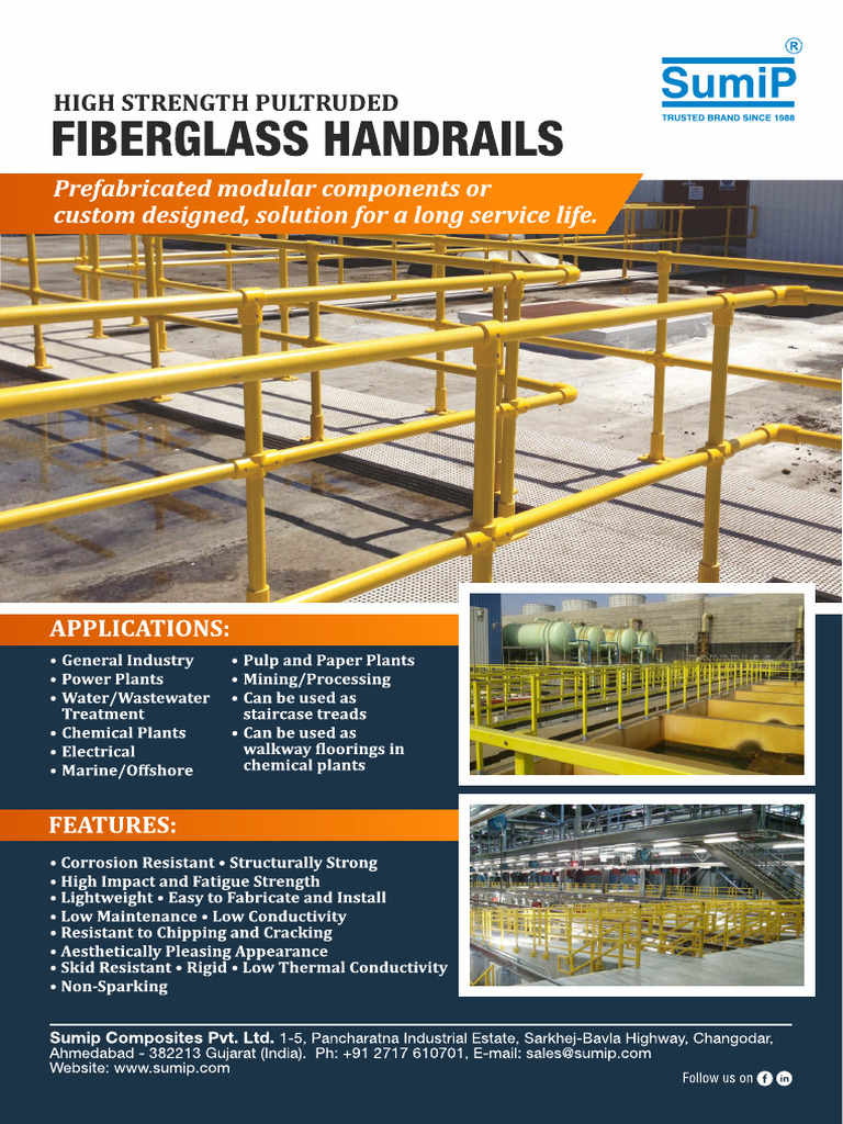 FIBERGLASS HANDRAILS | PDF