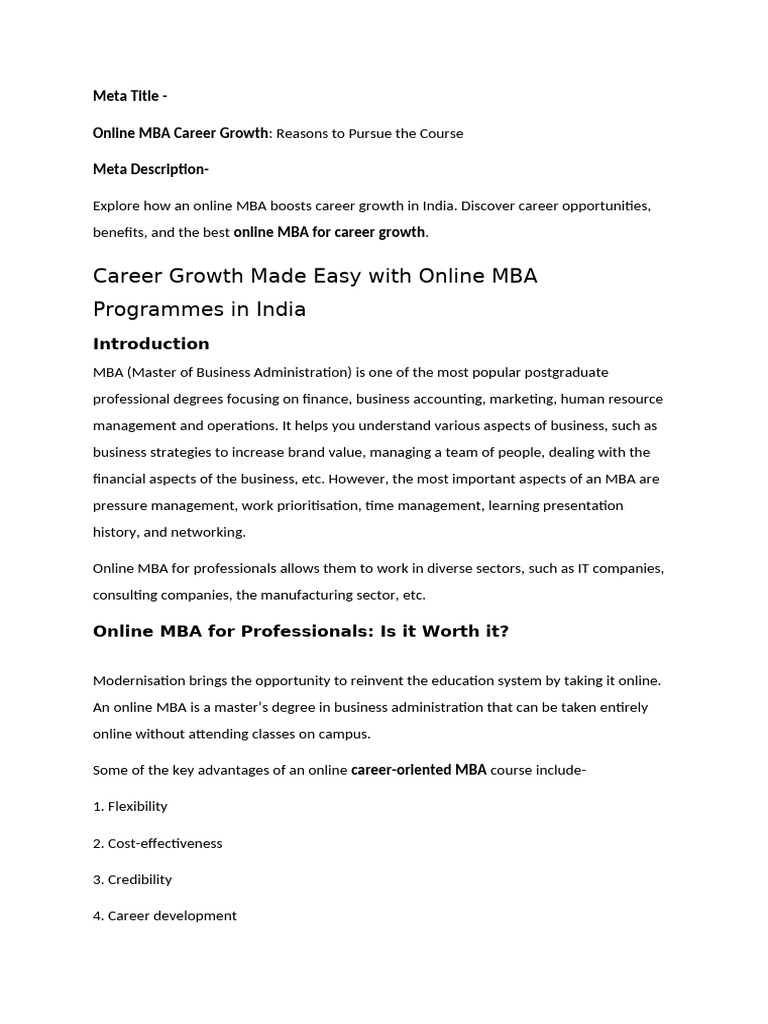 Edited - Amity - Career Growth Made Easy With Online MBA Programs in ...