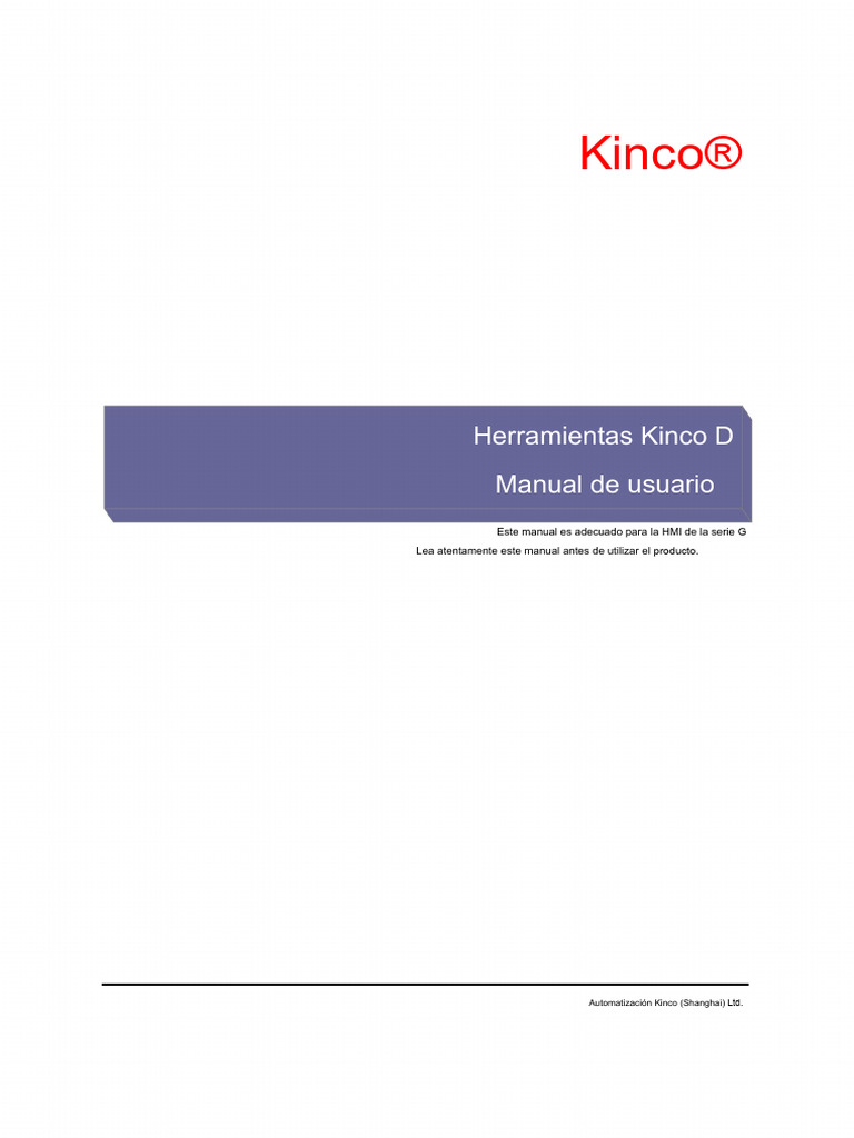 Manual Kinco Dtool en Español | PDF | Microsoft Windows | Botón (Computación)