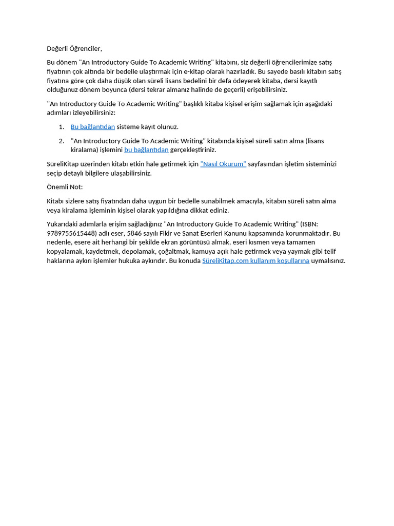 Güz 2023 112A Kitap Temin Bilgileri | PDF