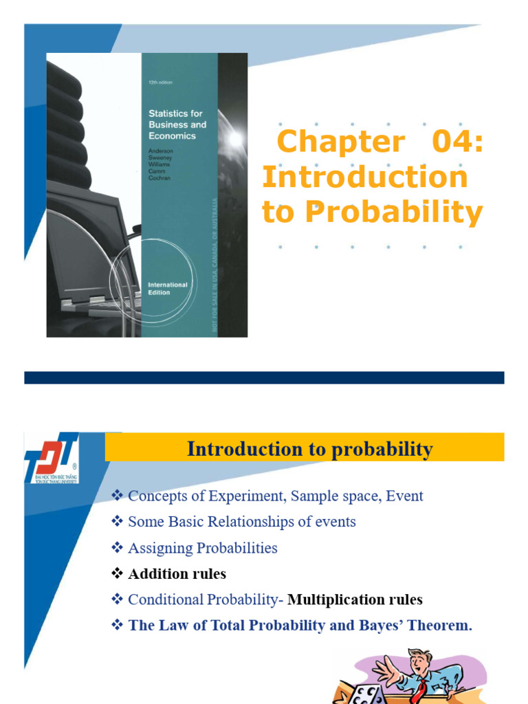 Chapter 4. Introduction to Probability | PDF | Probability | Measure Theory