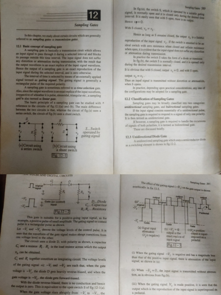 sampling gates | PDF | Diode | Electronic Engineering