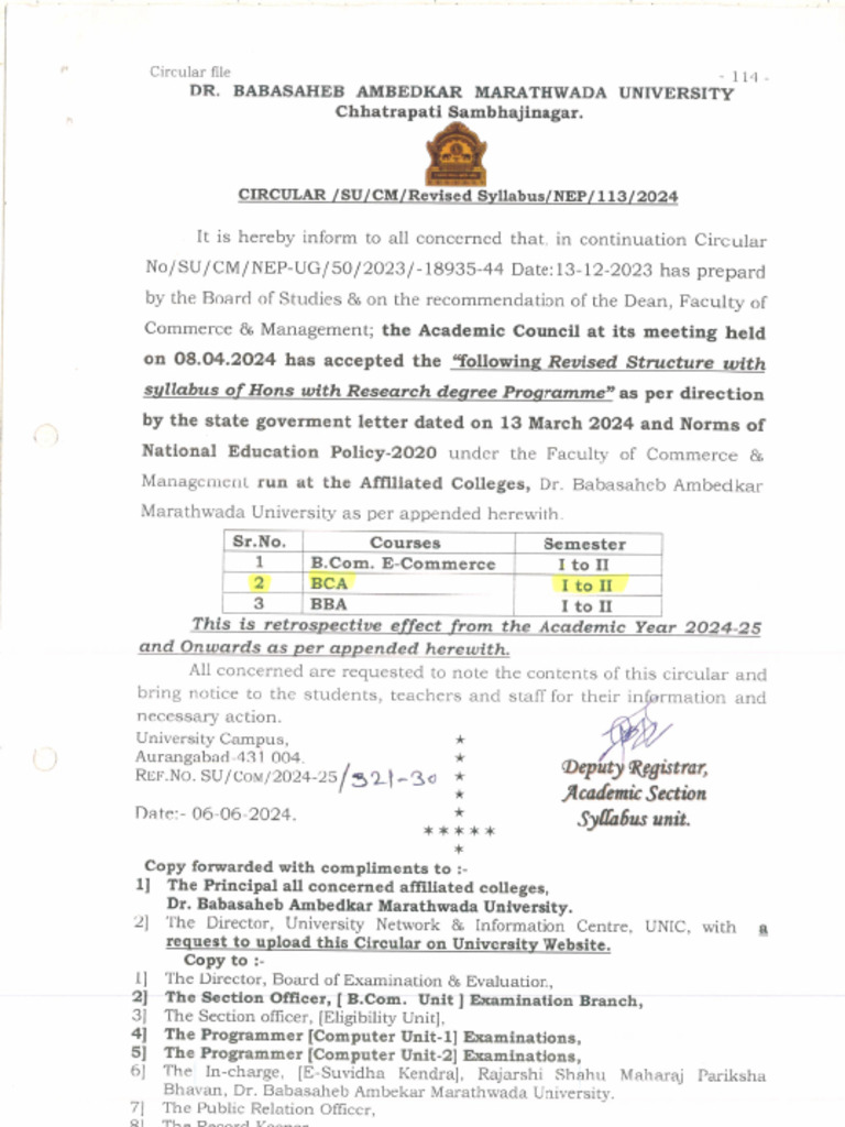 BCA-Hons-Nep-college-sem-I-II-24-25 | PDF