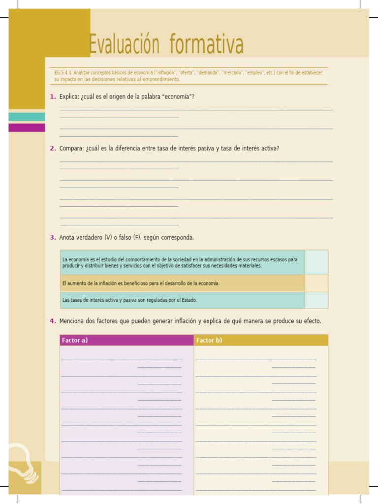 Texto-2do-BGU-Emprendimiento-y-Gestion (1) | PDF | Inflación | Economias