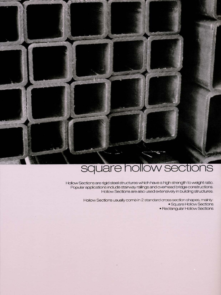 Square Hollow Sections | PDF