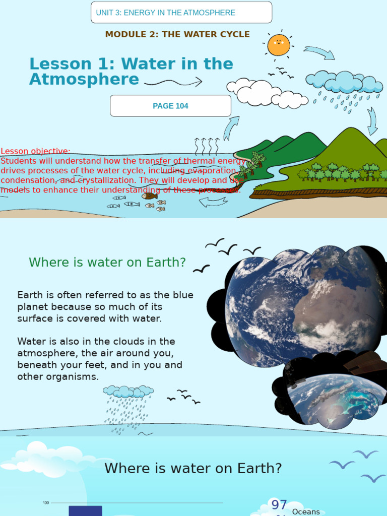 Unit 3 Lesson 1 Water in The Atmosphere | PDF | Water | Earth
