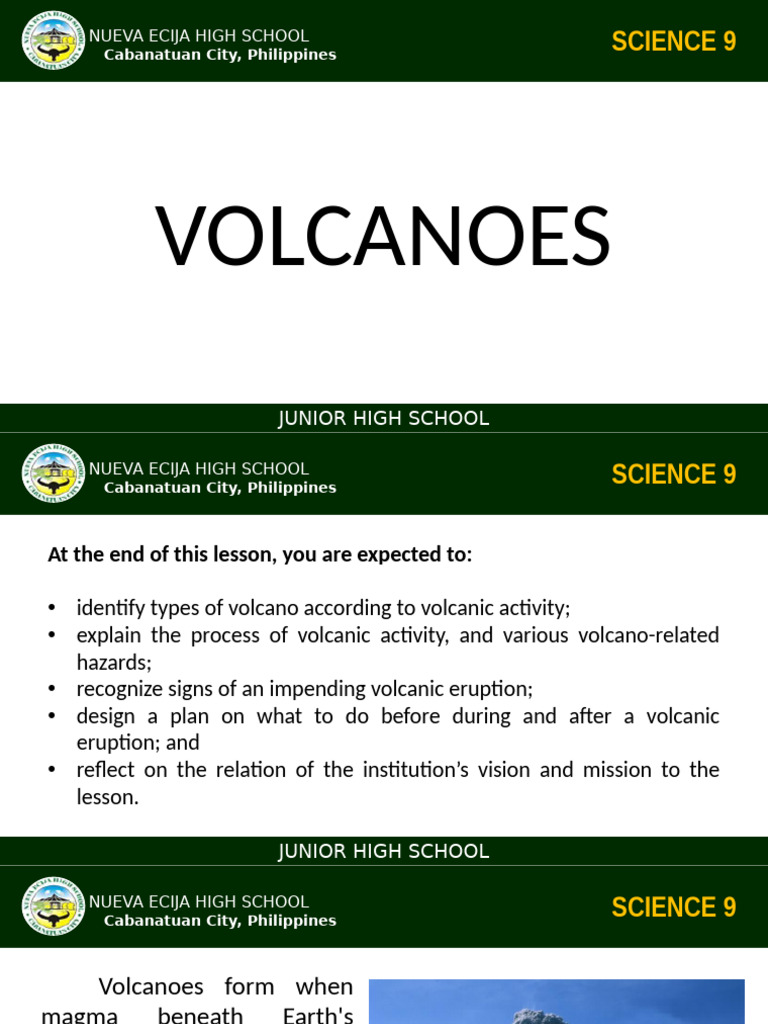 Volcanoes 1 | PDF | Volcano | Types Of Volcanic Eruptions
