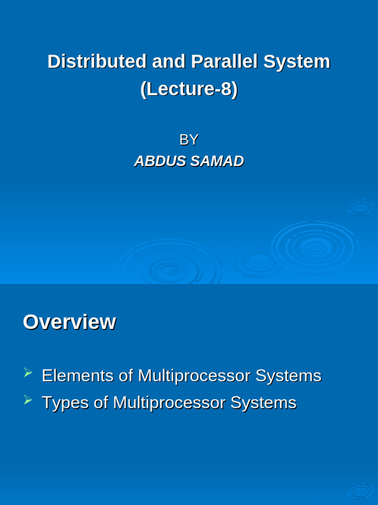 COE4590 8 Multiprocessor | PDF | Parallel Computing | Central ...