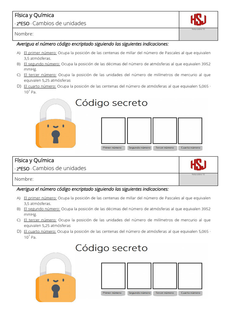Desafío de Unidades: Código Encriptado | PDF