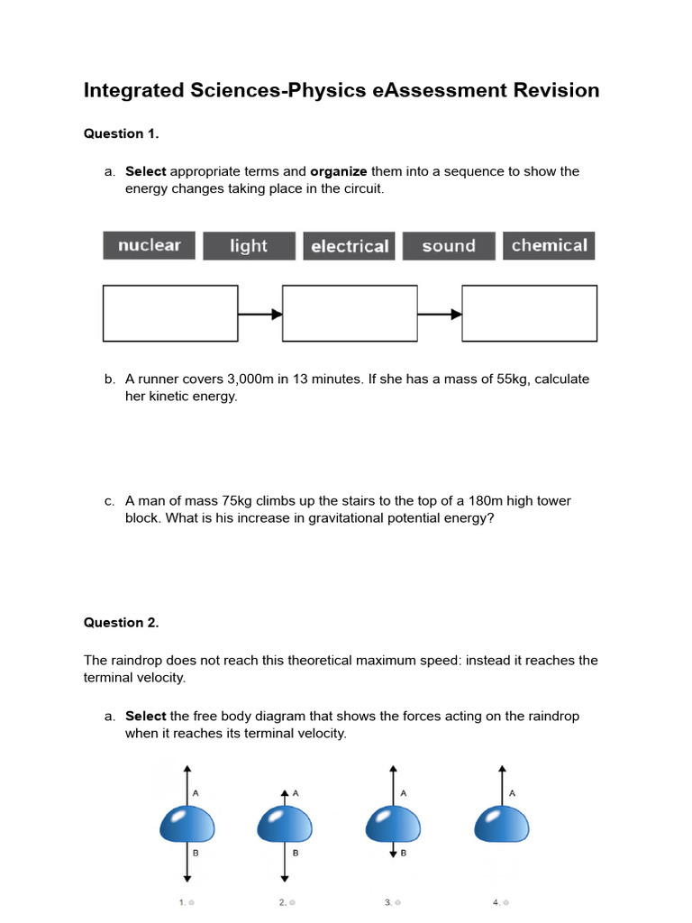 Physics eAssessment Revision Guide | PDF