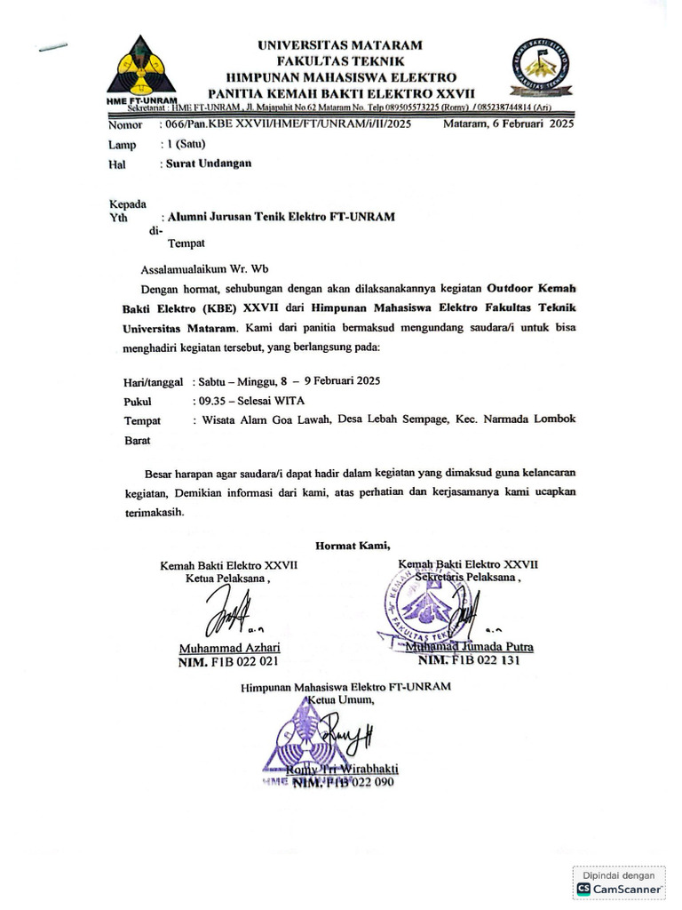 Undangan Alumni Fiks | PDF