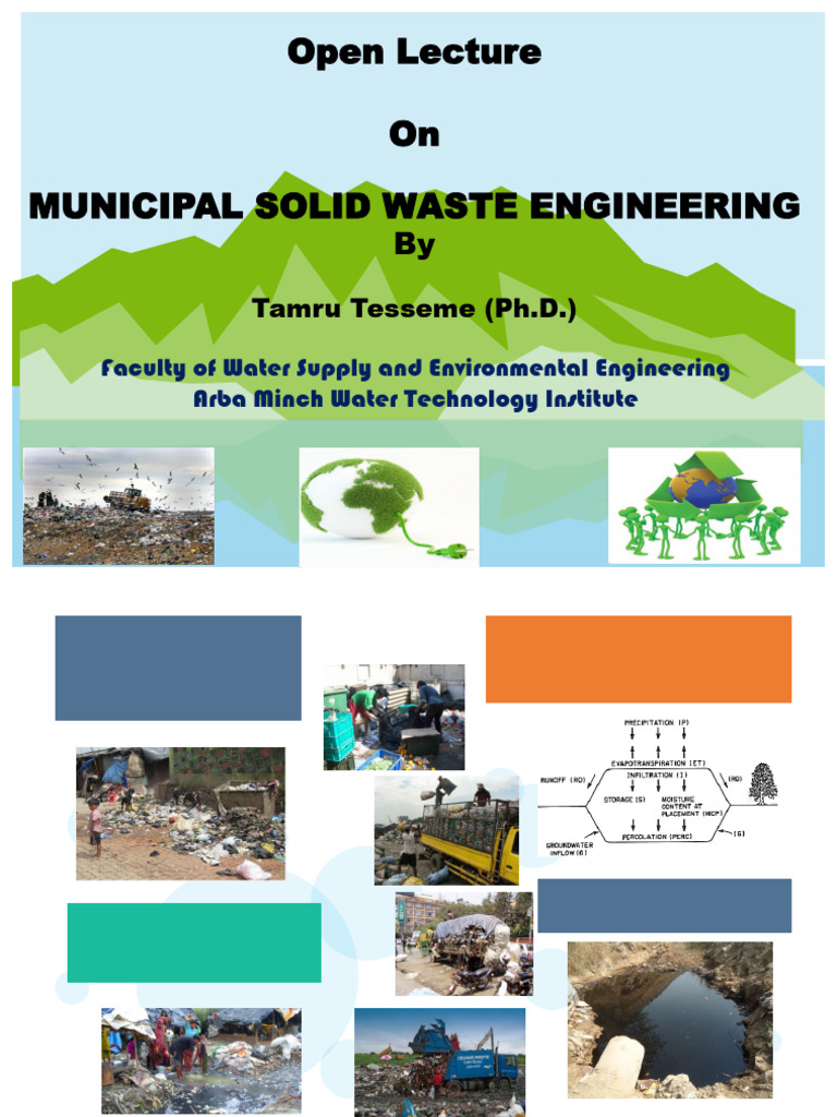 1 - General Introduction - 1 | PDF | Landfill | Municipal Solid Waste